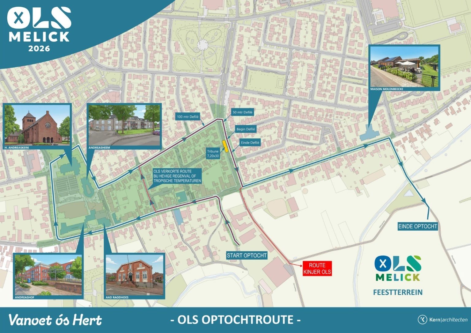 Optochtroute OLS 2026 in Melick bekendgemaakt - VML Nieuws